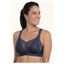 Sport-BH Anita ACTIVE "Air Control Deltapad", Damen, Gr. 90, Cup E, transparent (blau iris), Netz, Obermaterial: 49% Polyamid, 39% Polyester, 12% Elasthan, unifarben, Basic, regular fit, BHs Sport-BH, doppellagige Cups, gepolsterte Tr&auml;ger, mit Print, feminin, weich, Topseller