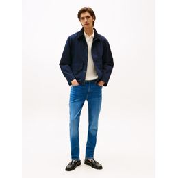 Tommy Hilfiger Herren Slim-fit-Jeans "BLEECKER Slim Fit", blau, Gr. 38, Denim/Jeans, Obermaterial: 79% Baumwolle, 15% Lyocell, 4% Elastomultiester,