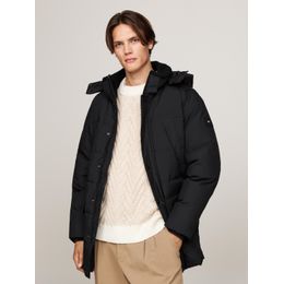 Tommy Hilfiger Herren Parka "ROCKIE UTILITY PARKA", schwarz, Gr. S, Web, Obermaterial: 80% Polyamid, 20% Polyurethan. Futter: 100% Polyamid.