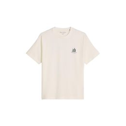 Marc O'Polo MARC O'POLO Damen T-Shirtegg wei&szlig;, Gr. S, Jersey, Obermaterial: 100% Baumwolle, Shirts, loose fit mit R&uuml;ckenprint