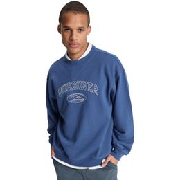 Quiksilver Herren Sweatshirt "New Iconic"monaco blau, Gr. S, Obermaterial: 45% Walkfrottier, 40% Walkfrottier, 15% Microfaser;, Sweatshirts