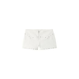 MANGO TEEN Shorts 'Brooke' Damen Gr&ouml;&szlig;e 36 wei&szlig;