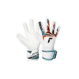 Torwarthandschuhe Reusch "Attrakt Freegel Advance", Damen, Gr. 10.5, wei&szlig;, 32% Latex, 25% Polyester, 5% Polyamid, 3% Polyurethan, Handschuhe, mit Komfort und zuverl&auml;ssiger Stabilit&auml;t