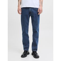 Jack & Jones JACK & JONES Herren Regular-fit-Jeans "JJICLARK JJEVAN CB 179 NOOS", blau, Gr. 31, unifarben, Denim/Jeans, Obermaterial: 77% Baumwolle, 22% Lyocell,