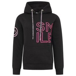 Zwillingsherz Damen Hoodie ""Alissa 2.0"", schwarz, Gr. L, bedruckt, unifarben, Sweatware, Obermaterial: 50% Baumwolle, 50% Polyester, Sweatshirts,