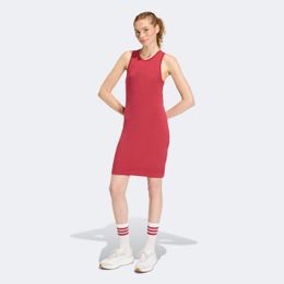 Shirtkleid adidas Sportswear "FUTURE ICONS SMALL LOGO", Damen, Gr. S, N-Gr, active maroon, Obermaterial: 90% Baumwolle, 10% Elasthan, Kleider Shirtkleid