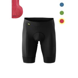 Gonso Herren Fahrradhose "SITIVO M", rot, Gr. 5XL, 65% Polyamid, 35% Elasthan, Hosen, Herren Radhose, Radlerhose mit speziellem Sitzpolster, Tight Fit
