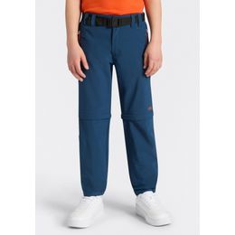 Zip-off-Hose CMP "KID ZIP-OFF-PANT", Jungen, Gr. 140, N-Gr, midnight, Obermaterial: 89% Polyester, 11% Elasthan, Hosen, Elastisch & Atmungsaktiv & Schnell trocknend & f&uuml;r Kinder