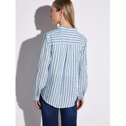 Street One Bluse Damen Gr&ouml;&szlig;e XS blau / wei&szlig;