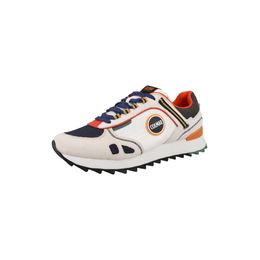 COLMAR Sneaker 'Travis Sport Division' Herren Gr&ouml;&szlig;e 46 khaki / orange / wei&szlig;