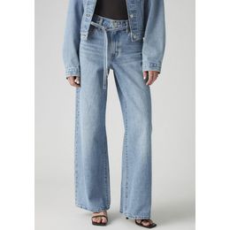 Levi's Straight-Jeans LEVI'S "XL STRAIGHT", Damen, Gr. 27, L&auml;nge 33, thanks friend, Denim/Jeans, Obermaterial: 100% Baumwolle, unifarben, straight fit kn&ouml;chellang, Jeans Straight-Jeans, im Five-Pocket Style
