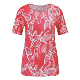 Peter Hahn - Rundhals-Shirt, rot, Gr. 46 / L