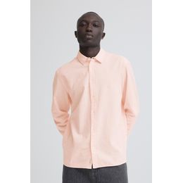 Blend Herren Langarmhemd "BHABAN SHIRT PP NOOS", rosa, Gr. XXXL, Leinenoptik, unifarben, Web, Obermaterial: 70% Baumwolle, 30% Leinen, Hemden, mit