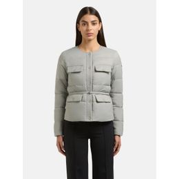 Khujo Damen Steppjacke "Cinnia", grau, Gr. L, Obermaterial: 100% Nylon. Innenfutter: 100% Nylon. Wattierung: 100% Polyester, Jacken, Elegante Damen
