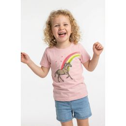 Blue Seven M&auml;dchen T-Shirtazalee, Gr. 98, bedruckt, unifarben, Single Jersey, Obermaterial: 100% Baumwolle, Shirts, mit tollen Pferdemotiven