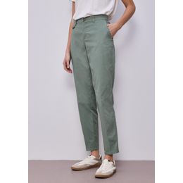 Street One Damen Chinohoseschwarz mint gr&uuml;n, Gr. 36, unifarben, Web, 97% Baumwolle, 3% Elasthan, Hosen, soft