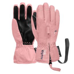 Reusch Kinder Skihandschuhe "Ben"dunkelgrau, pink, Gr. 4, unifarben, 75% Polyester, 25% Polyurethan, Handschuhe, mit praktischer Handgelenkschlaufe