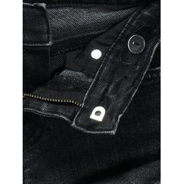 KIDS Only M&auml;dchen Jeansshorts "KOGROBYN EX VINT DNM SHORTS AZG529 NOOS", schwarz, Gr. 116, unifarben, Denim/Jeans, Obermaterial: 99% Baumwolle, 1%
