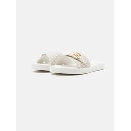 Michael Michael Kors Pantolette Damen Gr&ouml;&szlig;e 37 creme / braun