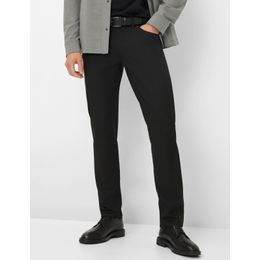 Brax Herren 5-Pocket-Hose "Style CHUCK", schwarz, Gr. 32, Web, 67% Polyester, 29% Viskose, 4% Elasthan, Hosen