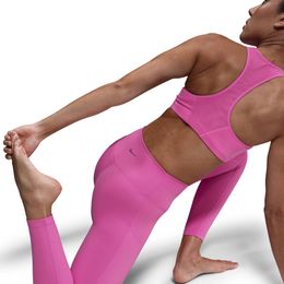 Nike Damen Trainingstights "W NK DF ONE HR 7/8 PKT TGHT"playful pink, Gr. L, Obermaterial: 80% Polyester, 20% Elasthan, Hosen