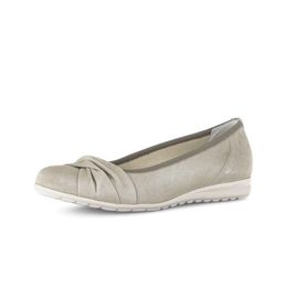 Ballerina Gabor "Sportliche Ballerina", Damen, Gr. 37, gr&uuml;n, Schuhe Ballerina