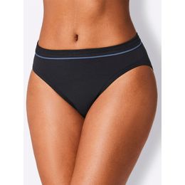 w&auml;schepur Jazz-Pants Slips W&Auml;SCHEPUR, Damen, Gr. 36, 10 Stk., schwarz (schwarz, sortiert), 95% Baumwolle, 5% Elasthan, Unterhosen