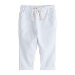 next Hose Jungen Gr&ouml;&szlig;e 122 wei&szlig;