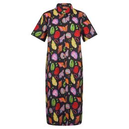 Emilia Lay - Kleid, schwarz, Gr. 56 / 3XL - Leinen