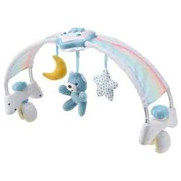 Spielbogen Chicco "Regenbogen-Spielbogen f&uuml;r Kinderbett 2 In 1", blau, Spielb&ouml;gen, Baby, Polyester, mit Licht und Melodien, Blau