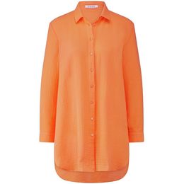 Peter Hahn - Long-Bluse, orange, Gr. 36 / S - Baumwolle