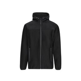 TRIGEMA Herren Softshelljacke "TRIGEMA Klassische Softshell&ndash;Kapuzenjacke", schwarz, Gr. M, Stoff, 88% Polyamid, 12% Elastan, Jacken