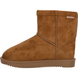 ZIGZAG M&auml;dchen Winterboots "DAX KIDS BOOT WARM WP", Gr. 31, braun, Synthetik, Schuhe, Winterschuhem, Winterstiefel, Schlupfstiefel, gef&uuml;ttert,