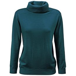 Peter Hahn - Pullover aus 100%Schurwolle Pure Tasmanian Wool, t&uuml;rkis, Gr. 46 / L - Schurwolle