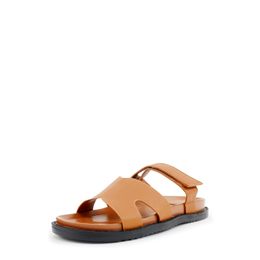 FINDLAY Damen Sandale "DRIES", Gr. 38cognac, Lederimitat, Schuhe, mit ergonomischem Fu&szlig;bett und Klettverschluss