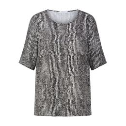 Peter Hahn - Bluse mit Rundhals-Ausschnitt, schwarz, Gr. 40 / M