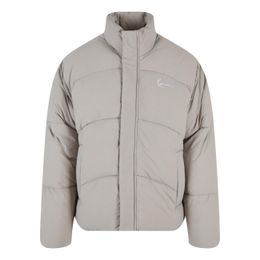Karl Kani Herren Winterjacke "Karl Kani Karl Kani Small Signature Puffer Jacket", grau, Gr. XS, mehrfarbig, 100% Polyester, Jacken