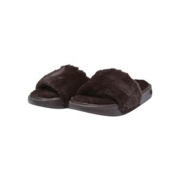 Romika Damen Sandale "Romika Damen RO22Q3-W008-022 Romika Women Fake Fur Slide", Gr. 36, braun, Polyester, unifarben, Schuhe