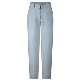 Peter Hahn - Kn&ouml;chellange Wide Fit-Hose, blau, Gr. 24 - Leinen