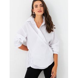 Cool & Sexy Bluse Damen Gr&ouml;&szlig;e XL wei&szlig;