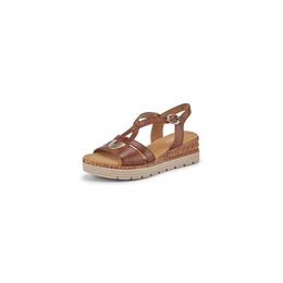Gabor - Plateau-Sandale, braun, Gr. 41 - Leder