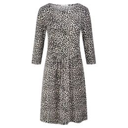 Peter Hahn - Jersey-Kleid mit Rundhals-Ausschnitt, weiss, Gr. 42 / M