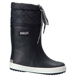Aigle M&auml;dchen Gummistiefel "Giboulee 2", Gr. 26, blau, Obermaterial: 100% Naturkautschuk NaRubber., Schuhe