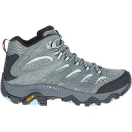 Merrell Damen Wanderschuh "MOAB 3 MID GORE-TEX", Gr. 38,5, grau, Leder, Textil, Schuhe, wasserdicht dank Gore-Tex Membrane