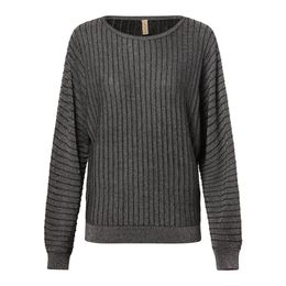 soyaconcept Pullover 'Violetta 2' Damen Gr&ouml;&szlig;e L dunkelgrau / silber