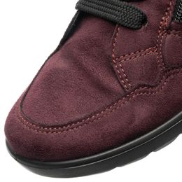 Ara Damen Schn&uuml;rboots "TORONTO", Gr. 3,5, rot, Velourslederimitat, unifarben, Schuhe, Snowboots, Winterstiefel mit Gore-Tex und Weite sehr weit