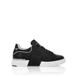 Philipp Plein Herren Sneaker "Hexagon", Gr. 36, schwarz-wei&szlig;, Schuhe