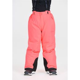 ZIGZAG Jungen Skihose "Provo", rosa, Gr. 92, unifarben, 100% Polyester, Hosen, mit 10.000 mm Wassers&auml;ule