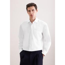 Seidensticker Herren Businesshemd "Schwarze Rose", wei&szlig;, Gr. 40, unifarben, 100% Baumwolle, Hemden, Regular 1/1 Kentkragen Uni