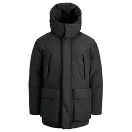 Jack & Jones Parka JACK & JONES "JCOSCOPE TECHNICAL PARKA", Herren, Gr. S, schwarz, Web, Obermaterial: 100% Polyester, unifarben, regular fit, Jacken Parka